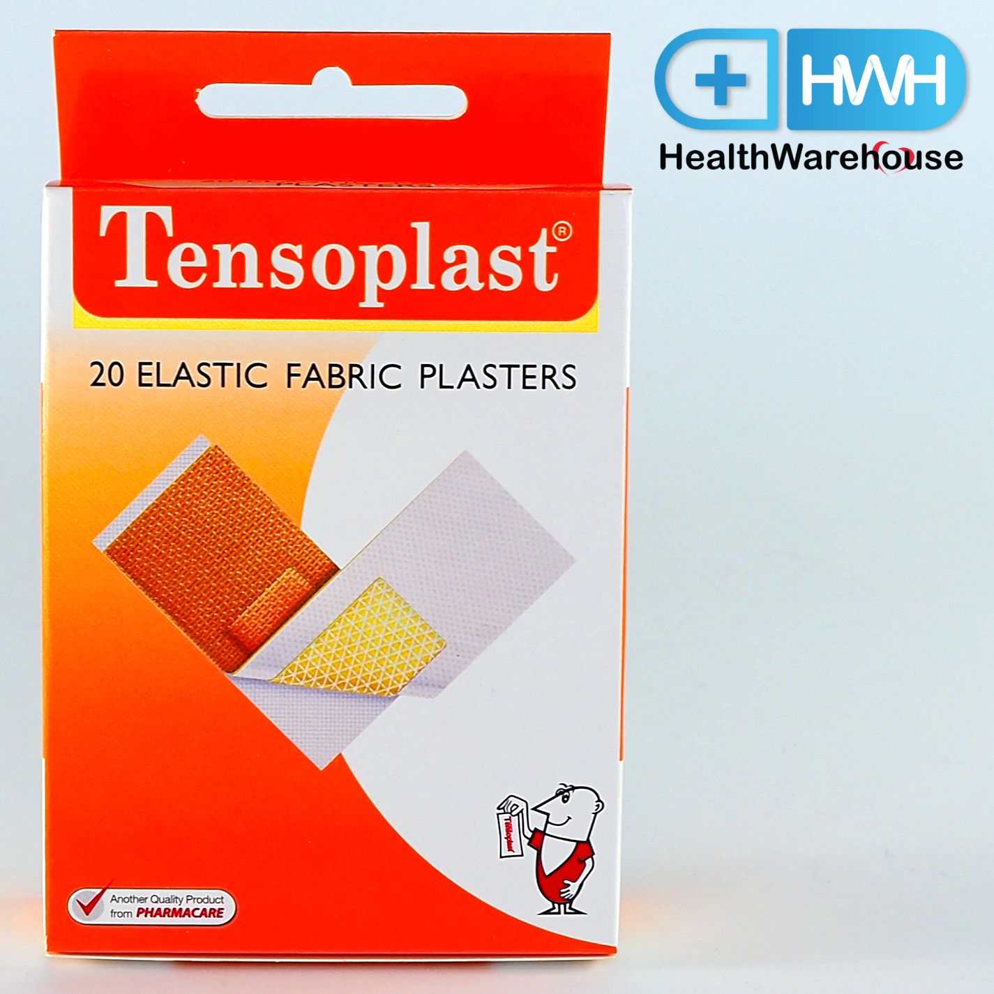 Tensoplast เทนโซพล๊าส พลาสเตอร์ยา พลาสเตอร์ ปิดแผล ชนิดผ้า (1กล่อง ...
