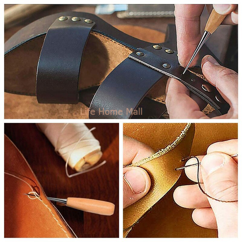 Upholstery Repair Kit 29-Pack, Leather Craft Tool Kit Leather Hand ...