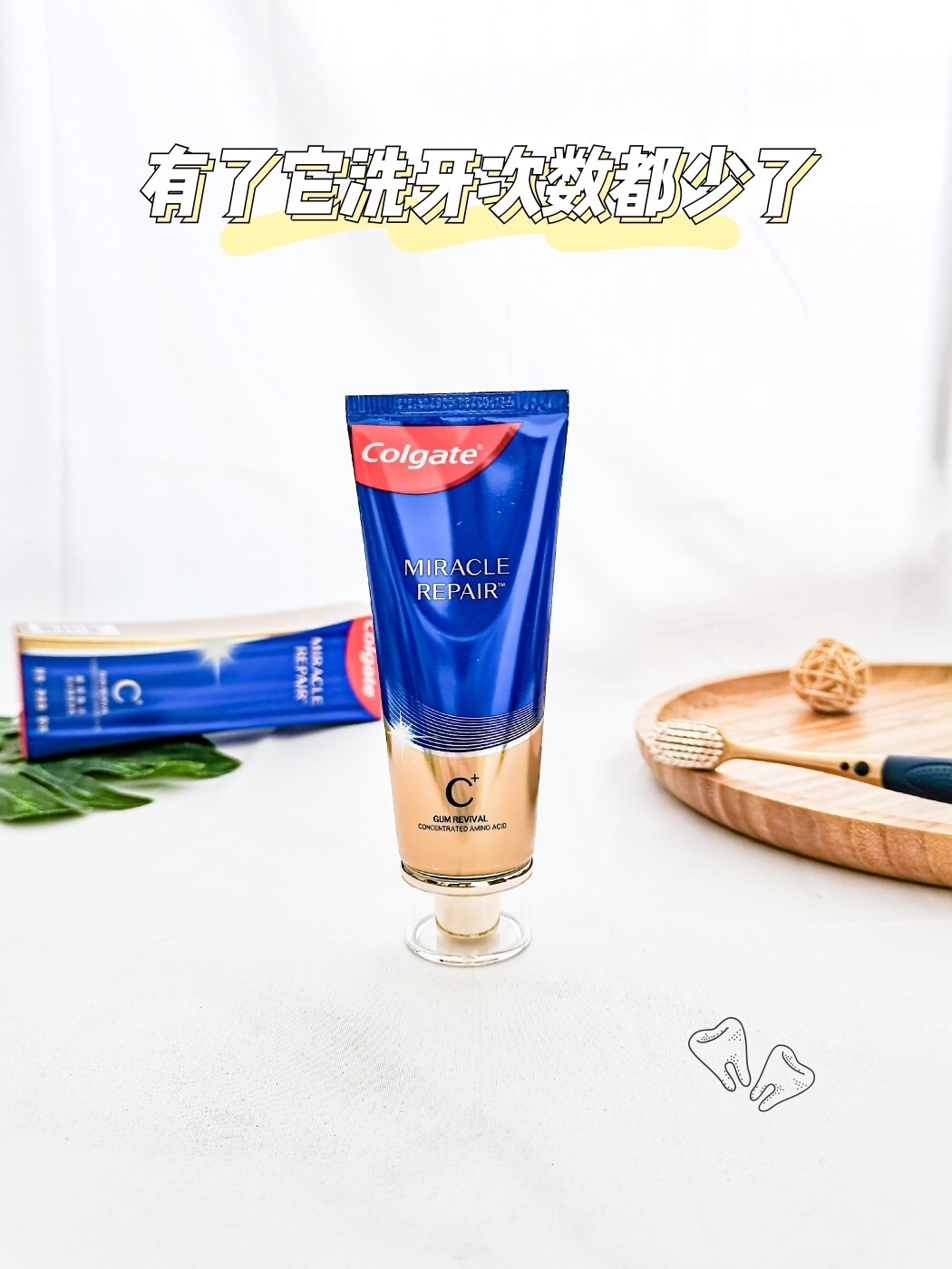 Colgate amino acid miracle repair toothpaste whitening to yellow bad ...