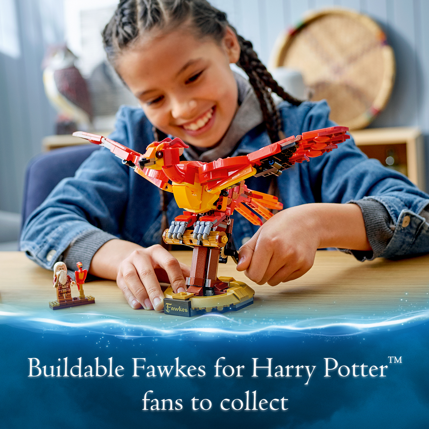 LEGO® Harry Potter™ 76394 Fawkes, Dumbledore’s Phoenix (597 Pieces ...