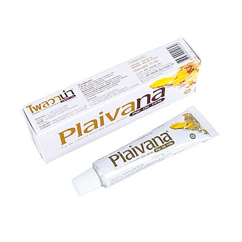 Plaivana Cream ไพลวาน่าครีม น้ำมันไพล แก้เคล็ดขัดยอก 100 กรัม / 15กรัม ...