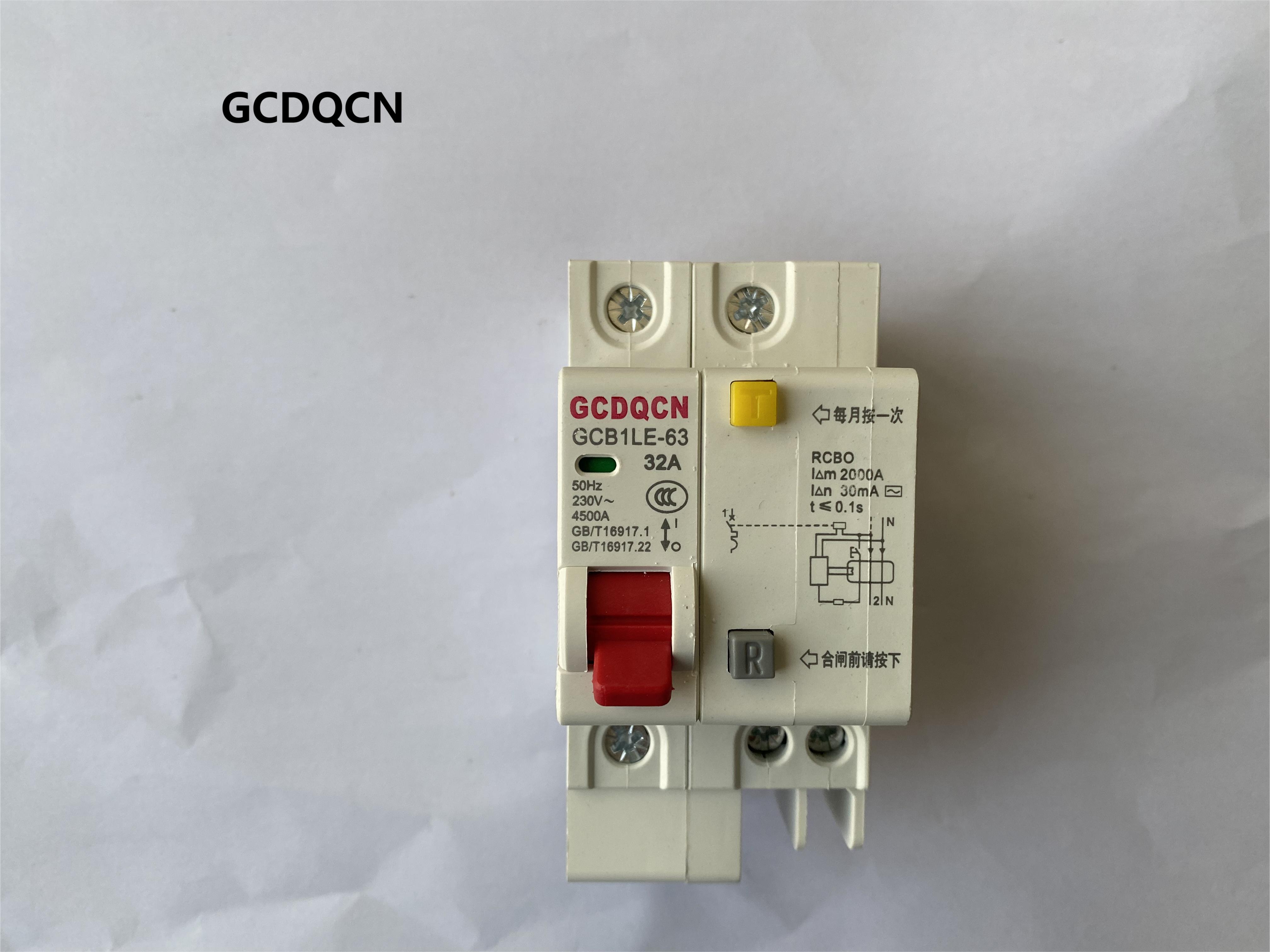 BEWON เมนต์เซอร์กิต เบรกเกอร์กันดูด บีวัน RCBO CM4L-63 (1P+N) 2P 63A ...