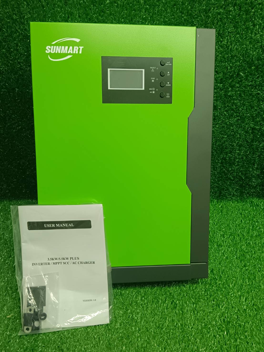 inverter Hybrid off grid Sunmart 5.5kW VMII Plus 48V100A MPPT สีเขียว ...
