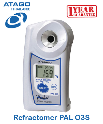 ATAGO รุ่น PAL-03S เครื่องวัดความเค็ม Digital Salinity Refractometer ...
