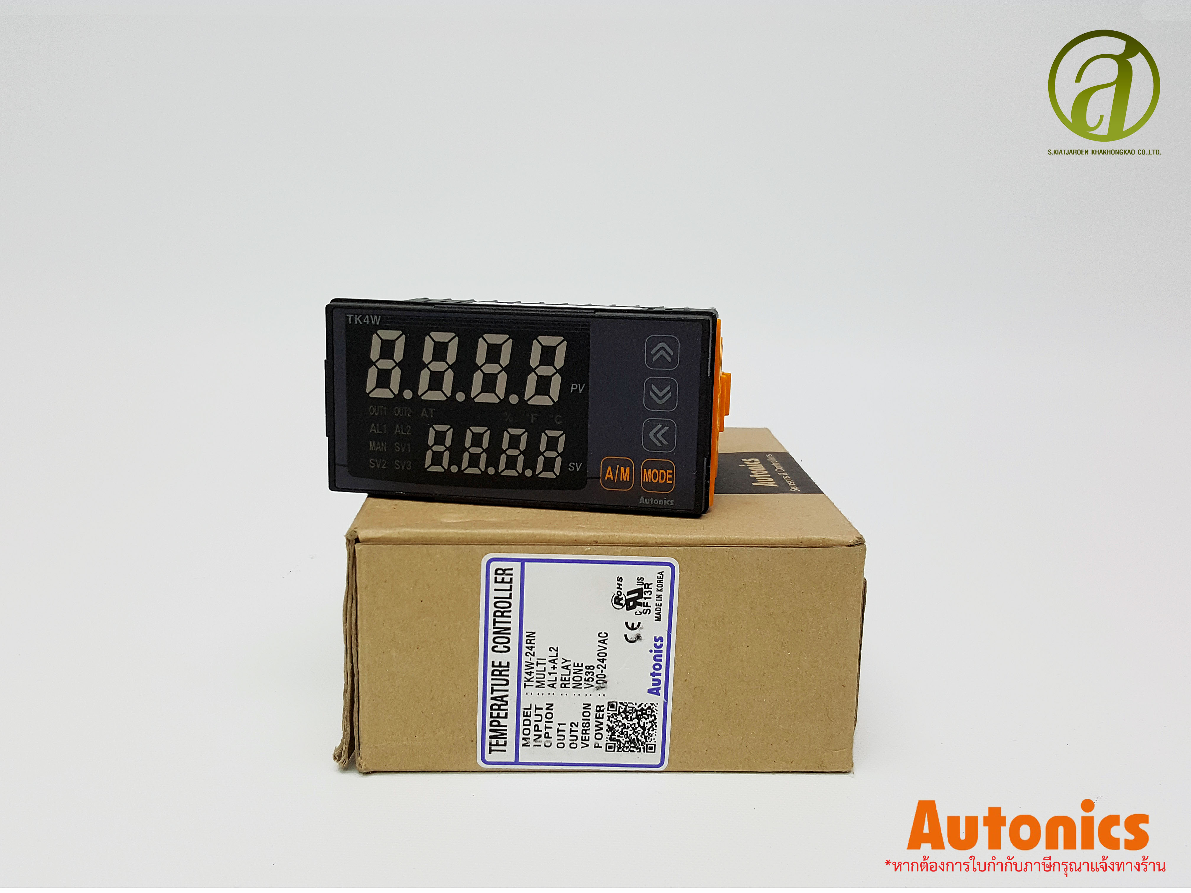 Autonics เครื่องควบคุมอุณหภูมิ Temperature Controller รุ่น TK4W-24RN 100-240VAC - S.KIATJAROEN ...