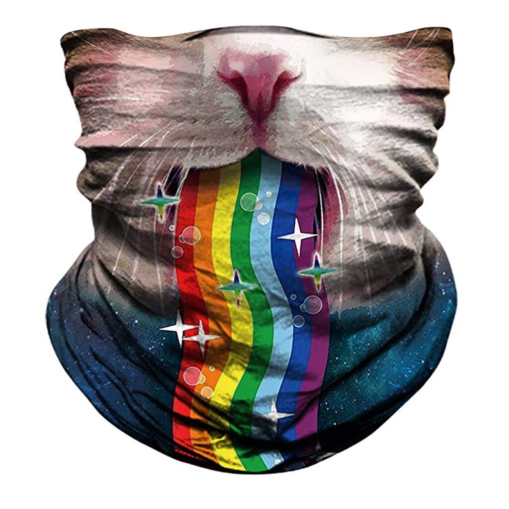 Skull Scarf Adults Facemask Cotton Reusable Washable Mask Outdoor ...