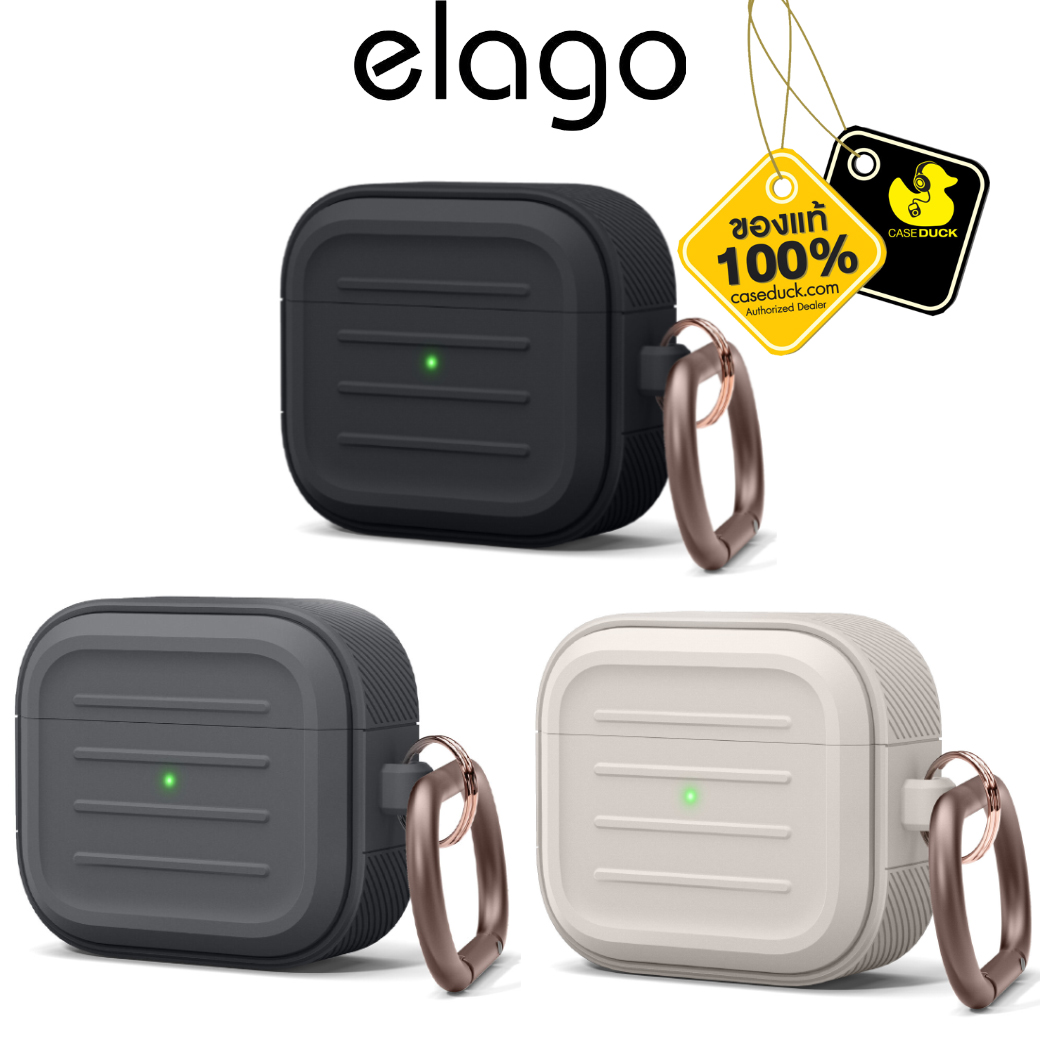 elago AirPods 3 Solid Armor Case [Black] เคสกันกระแทกสุดแกร่ง ของแท้จาก ...