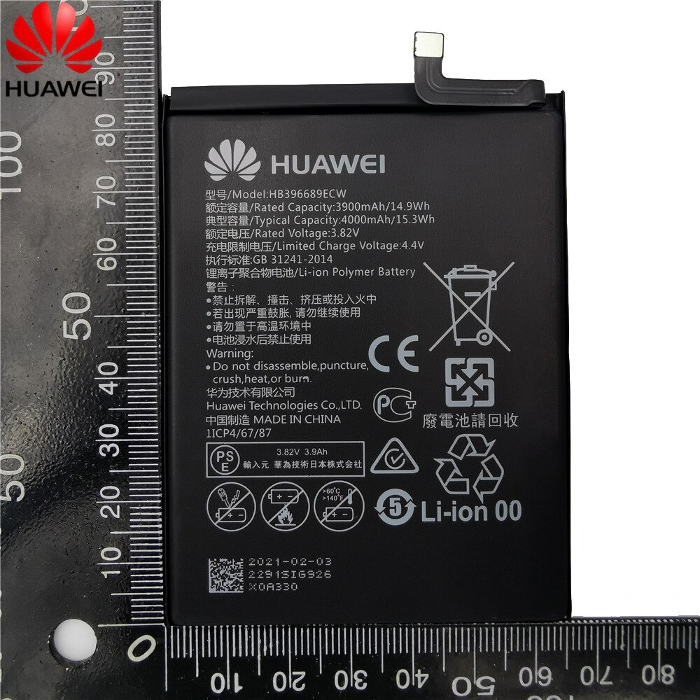 แบต Huawei Y9 2019 HB406689ECW แบตเตอรี่ 4000 mAh ch - NJ mobile shop ...