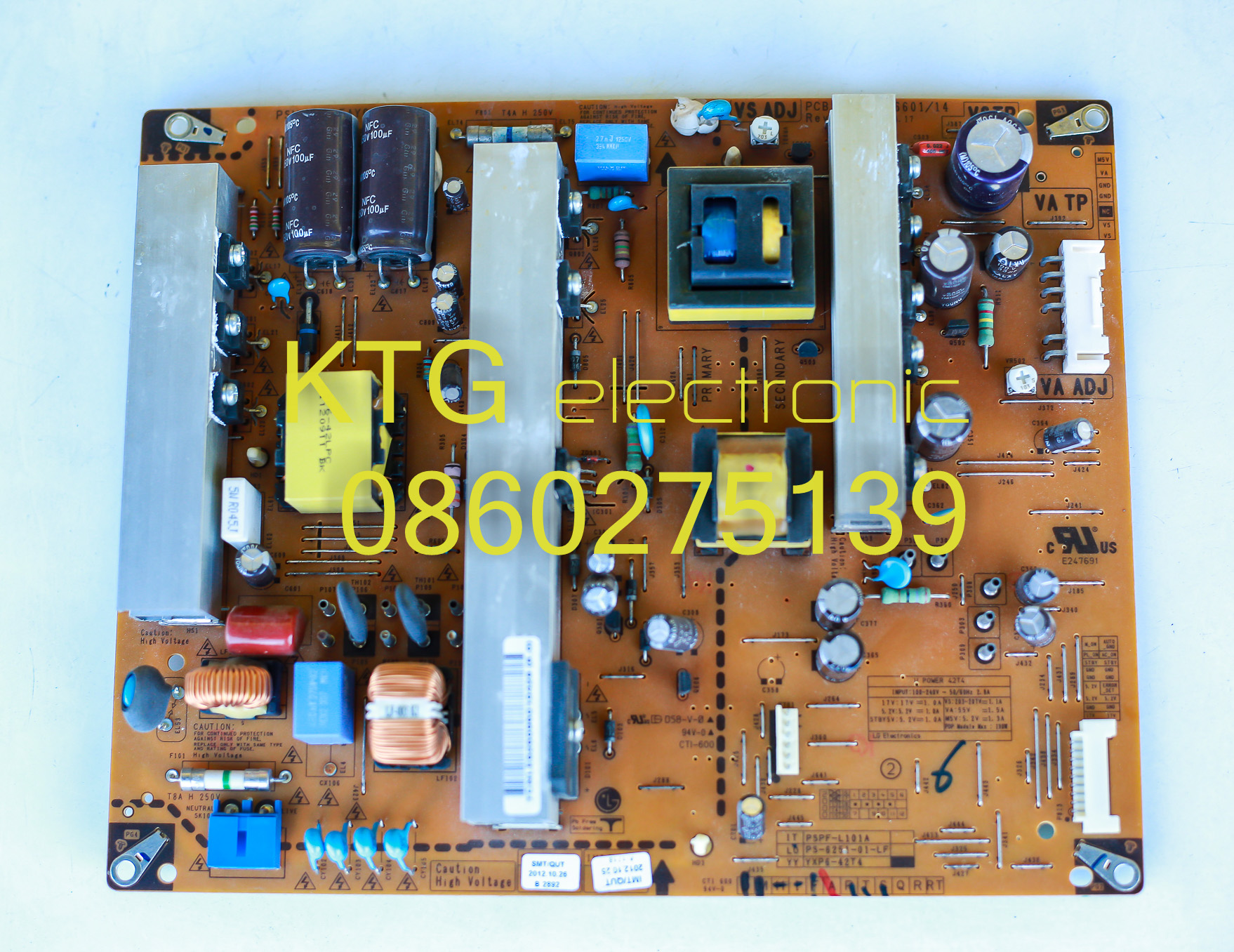 (Main Board) เมนบอร์ดภาคจ่ายไฟ สวิทชิ่ง แอลจีทีวีพลาสม่า LG42นิ้ว รุ่น ...