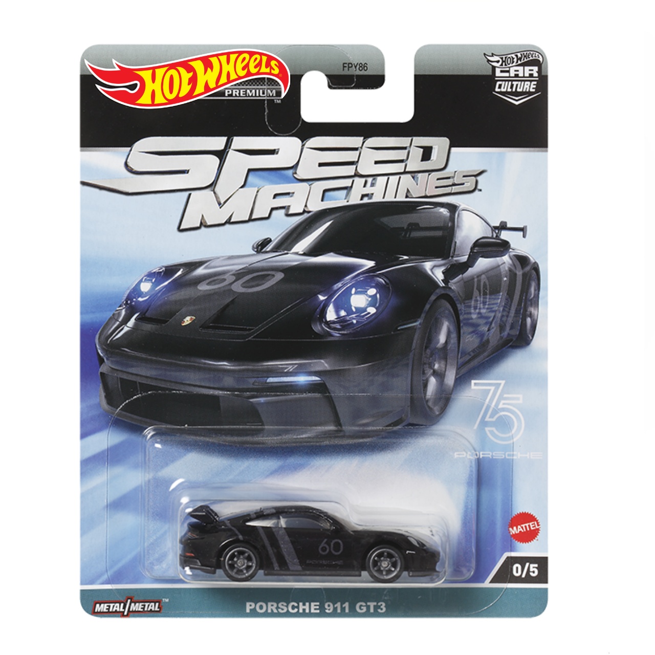 โมเดลรถเหล็ก PORSCHE 911 GT3 ลิขสิทธิ์แท้ Hotwheels ชุด SPEED MACHINES ...