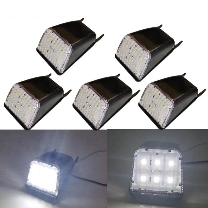 5Pcs Truck LED Sun Visor Lights Roof Lights Sunshade Lights for Europe ...