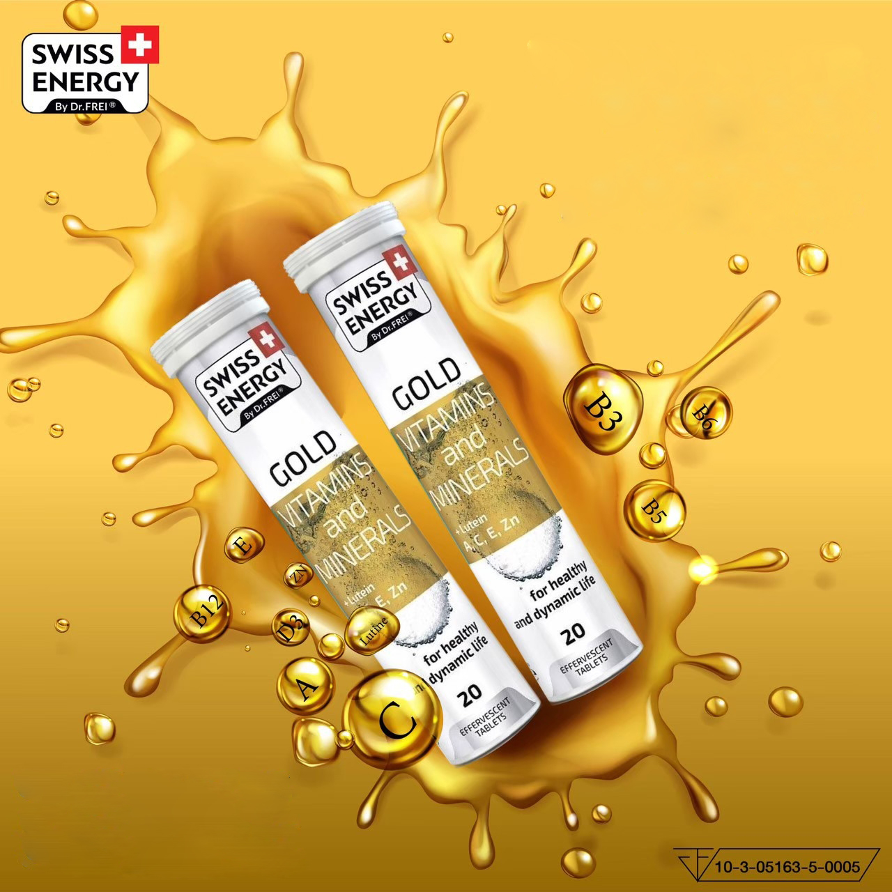 Swiss Energy Gold Multivitamin 2 หลอด - Swiss Healthy Energy Plus ...