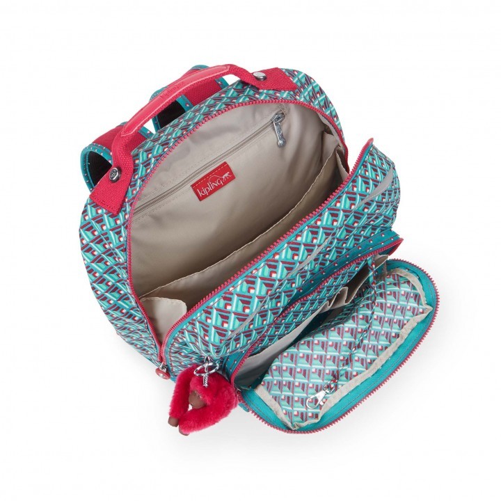 Kipling - AVA - Medium Backpack - Summer Pop Bl - (Print) - JP-SHOP212 - ThaiPick