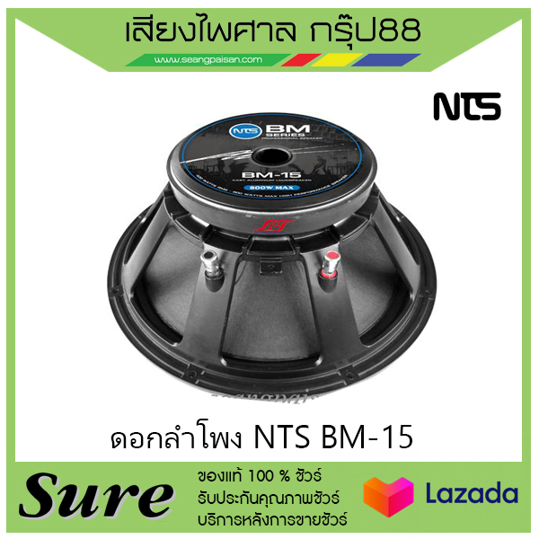 ดอกลำโพง NTS BM-15 สินค้าพร้อมส่ง | Lazada.co.th