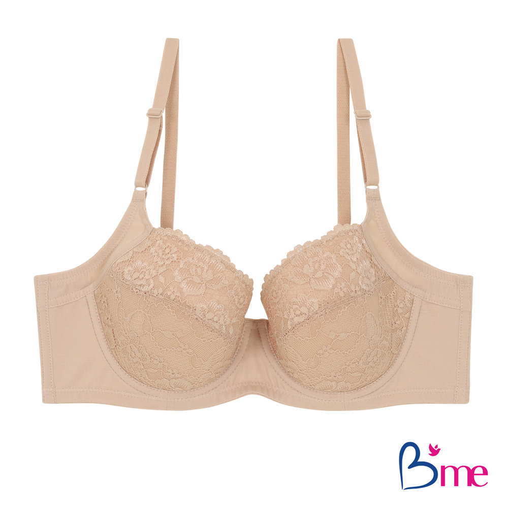 Bme เสื้อชั้นในมีโครง รุ่น ME1C72 (ลูกไม้ลาย Cutter) สีชมพู สีโอวันติน (เลือกไซซ์ INT เท่านั้น ...