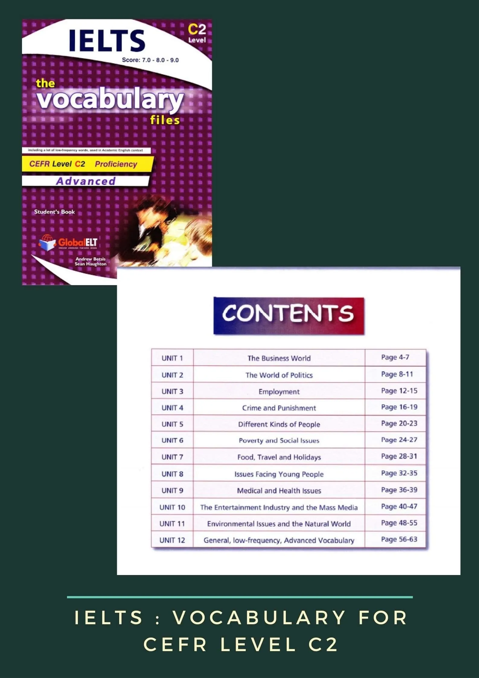IELTS vocabulary C2 Levels score 7.0 to 9.0 สำหรับผู้ที่ต้องการคะแนนใน ...