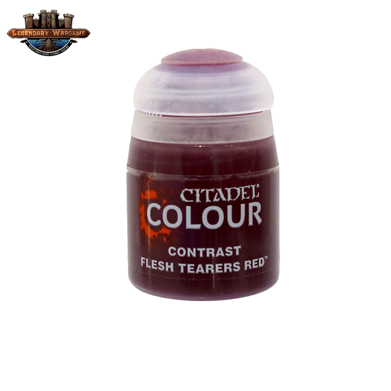 [พร้อมส่ง] CONTRAST: FLESH TEARERS RED (18ML) สีอะคริลิคสำหรับทาโมเดล ...