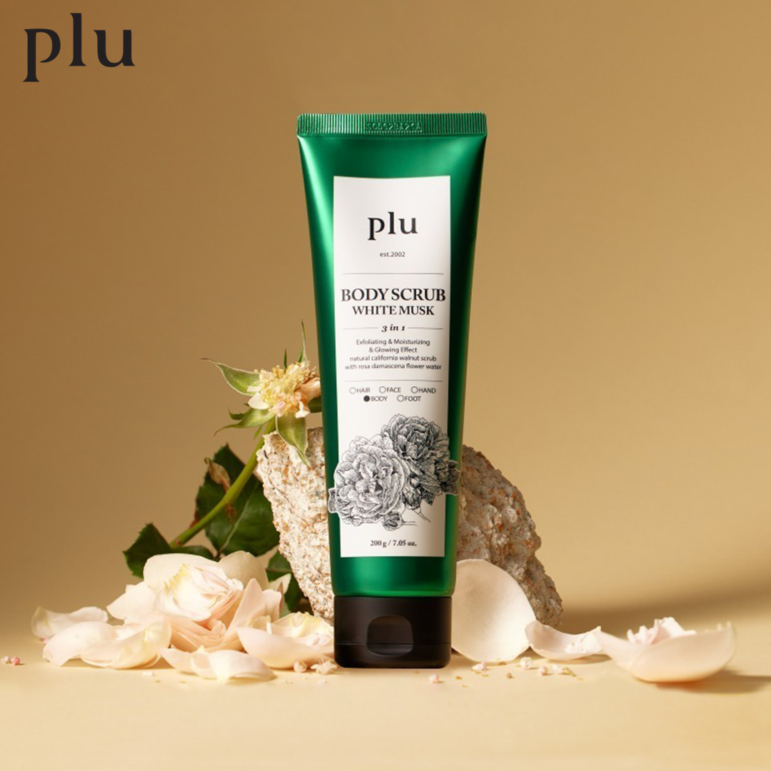 PLU BODY SCRUB 200G. (สครับผิวกาย ช่วยผลัดเซลล์ผิวเกา ให้ผิวเรียนเนียน ...