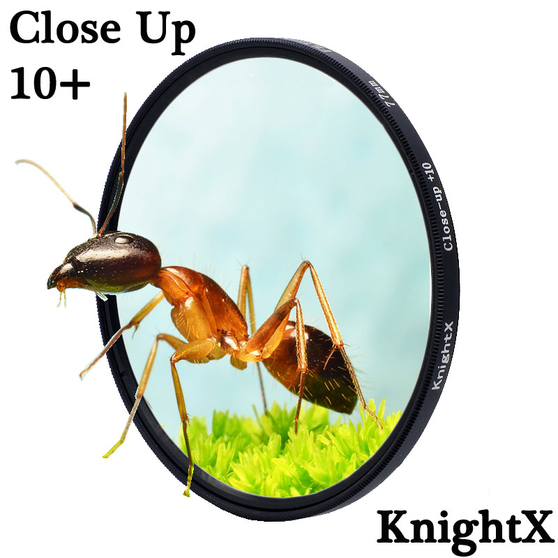 KnightX Macro Close Up Camera Lens Filter 10+ For Canon Eos Nikon 400d ...