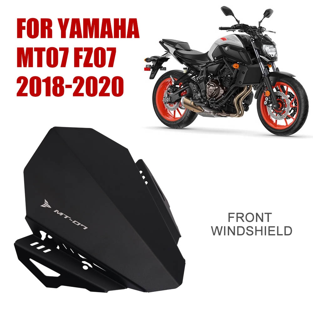 Motorcycle Windshield For YAMAHA MT07 FZ07 MT FZ 07 2018 2019 2020 ...
