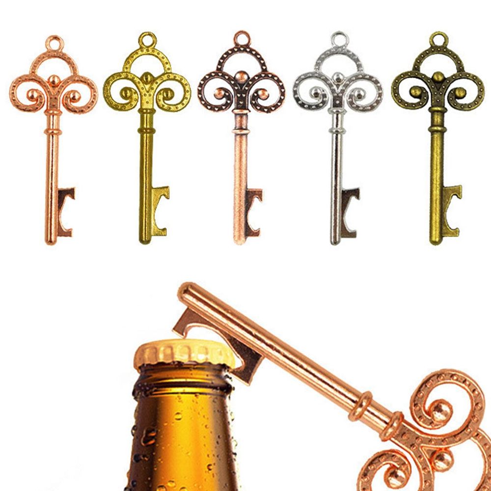 UNQCSA Mini DIY Home Supplies Key Shaped Decorative Metal Beer Opener ...