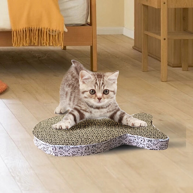 Pet Toys Cat Scratch Pad Cat Corrugated Pad Scratching Posts Kitten ...