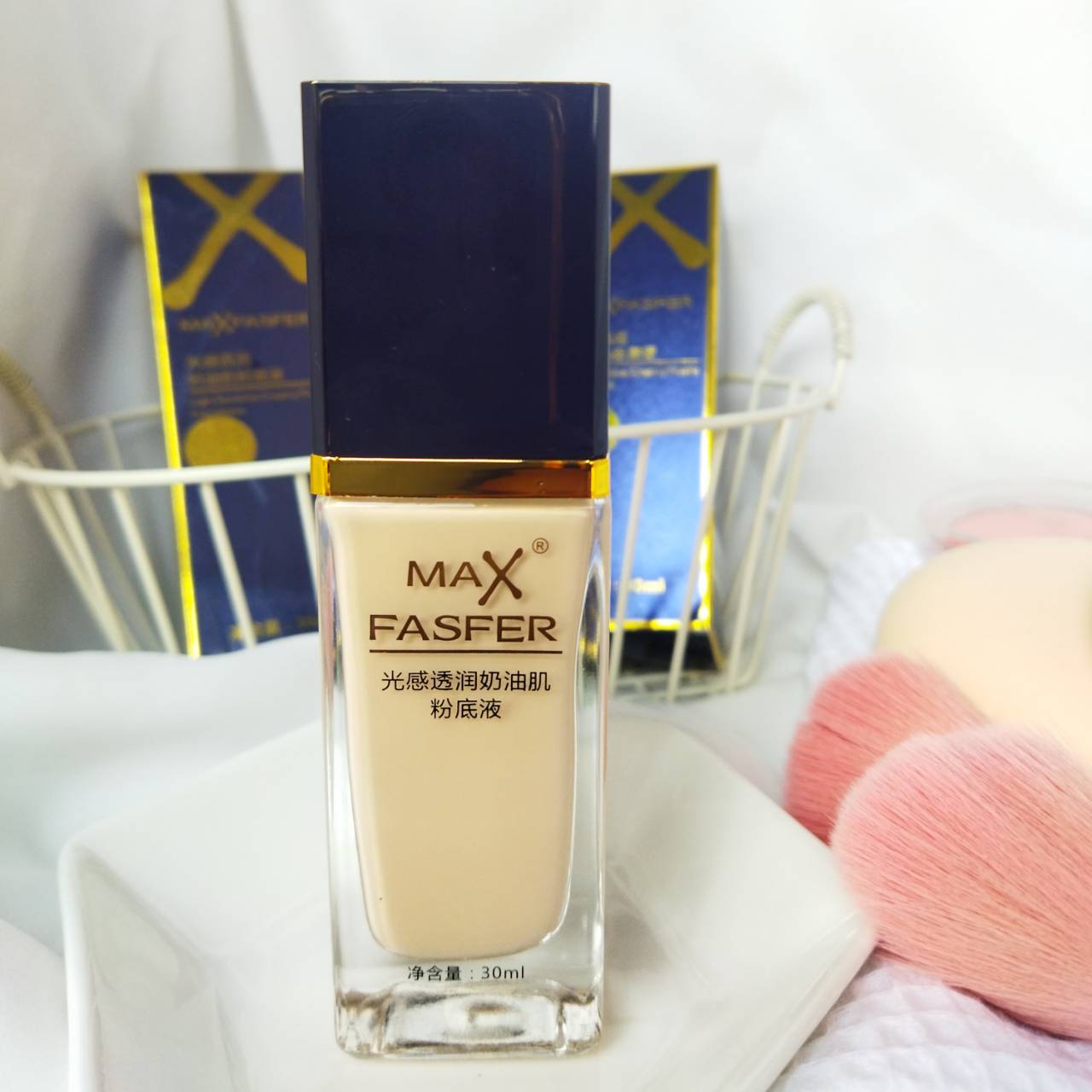 🍀พร้อมส่ง🍀 รองพื้น Max Fasfer รองพื้นหน้าเงา ผิวฉ่ำ โกลด์ | Lazada.co.th