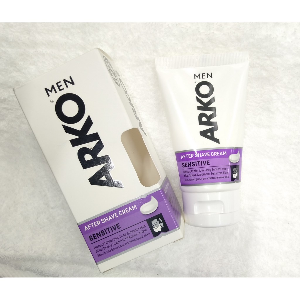 ♞ผลิตภัณฑ์สำหรับโกนหนวดแบบครีม Arko After shave Cream, Sensitive สำหรับโกนหนวด อาฟเตอร์เชฟยอด ...