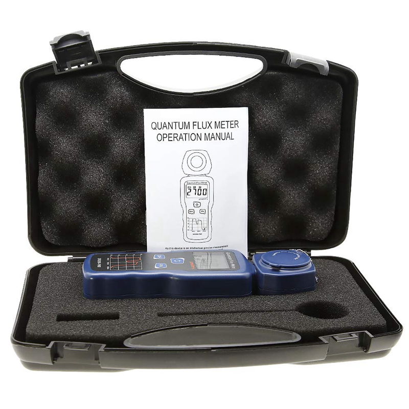 Quantum PAR Meter,Quantum Flux Meter 270° Rotatable Detector Measure ...