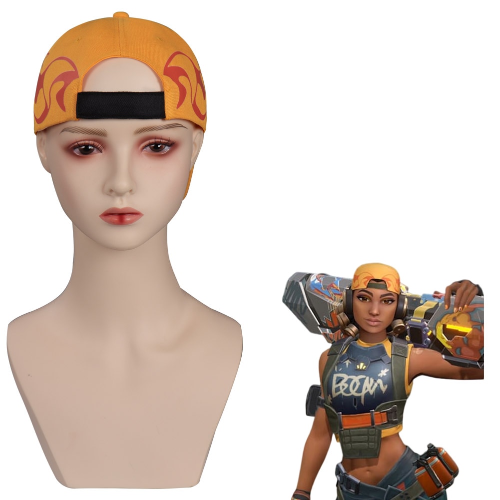 Valorant Raze Cosplay Hat Cap Halloween Carnival Costume Accessories ...