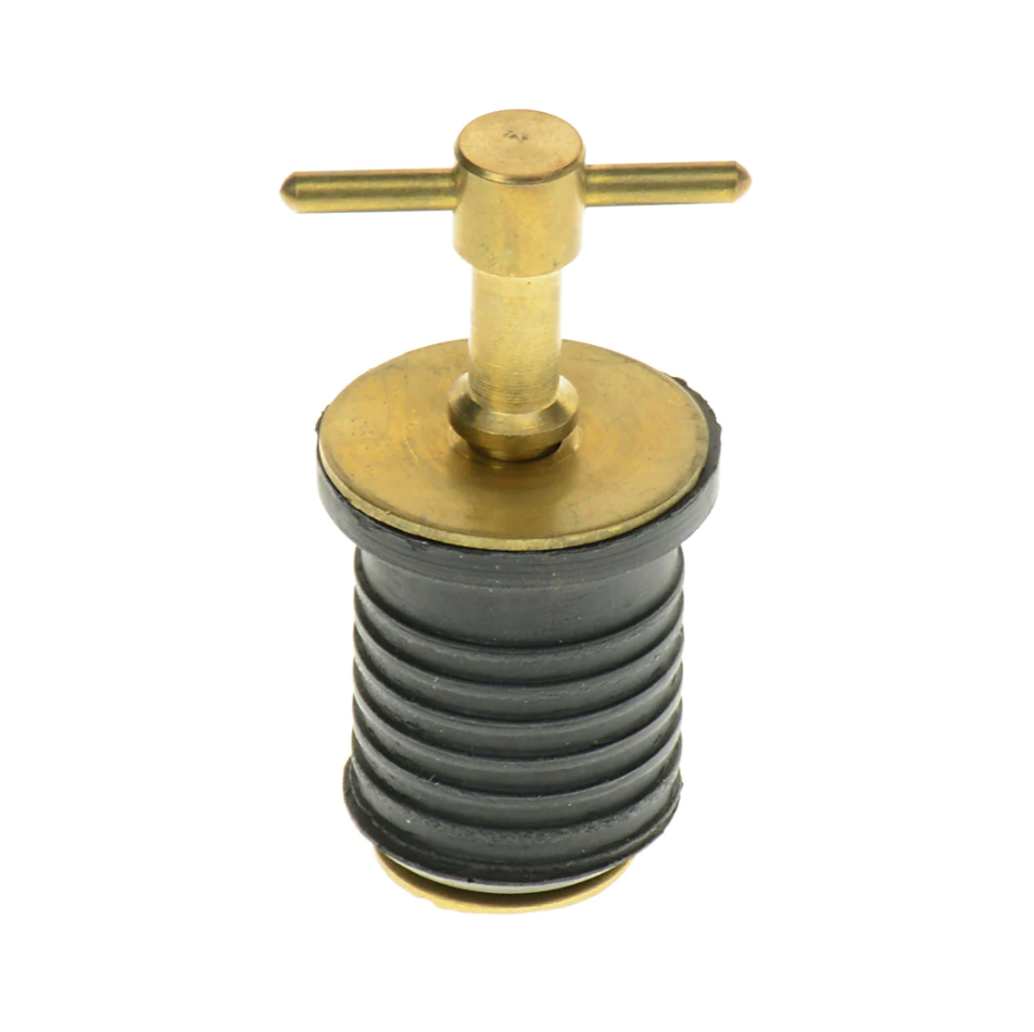 Brass Twist Drain Plug ขนาด 1 นิ้ว | Lazada.co.th