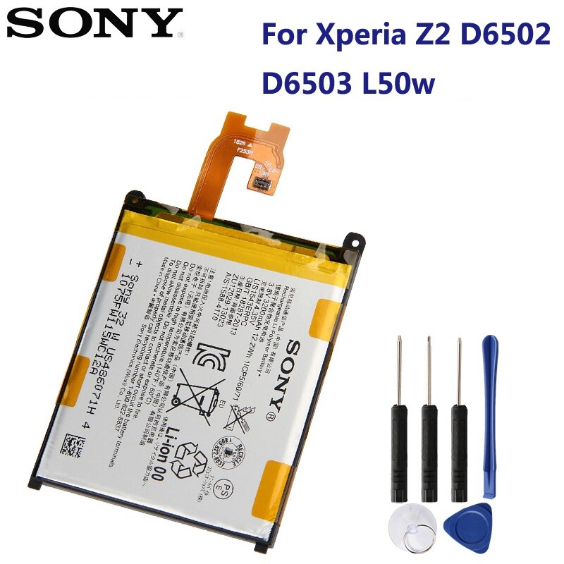 แบตเตอรี่ Sony Xperia Z2 SO-03 D6502 D6503 L50w Sirius LIS1543ERPC ของ ...