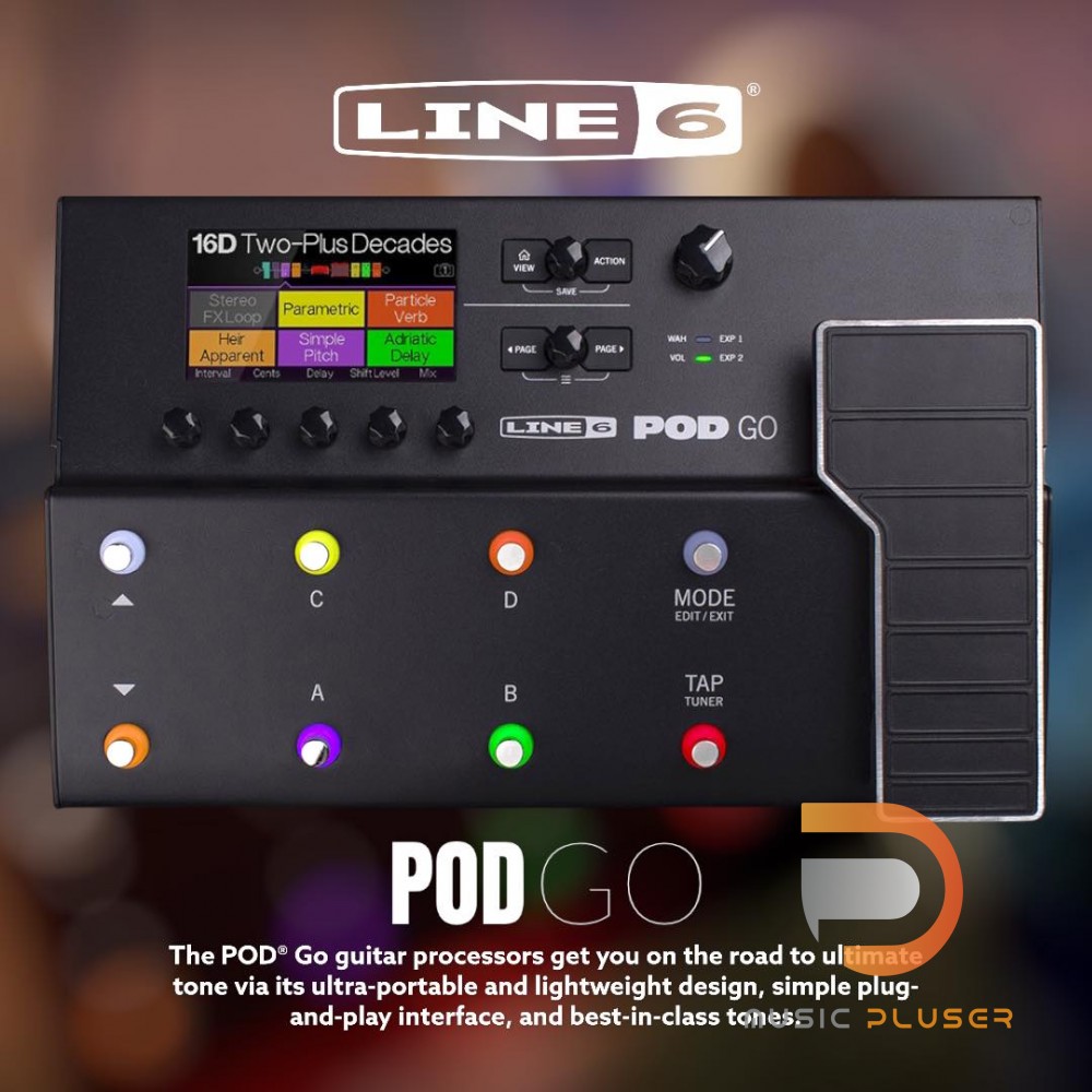 Line 6 Pod Go มัลติเอฟเฟคยอดนิยม มาพร้อมรูปทรงที่ออกแบบให้มีน้ำหนักที่ ...
