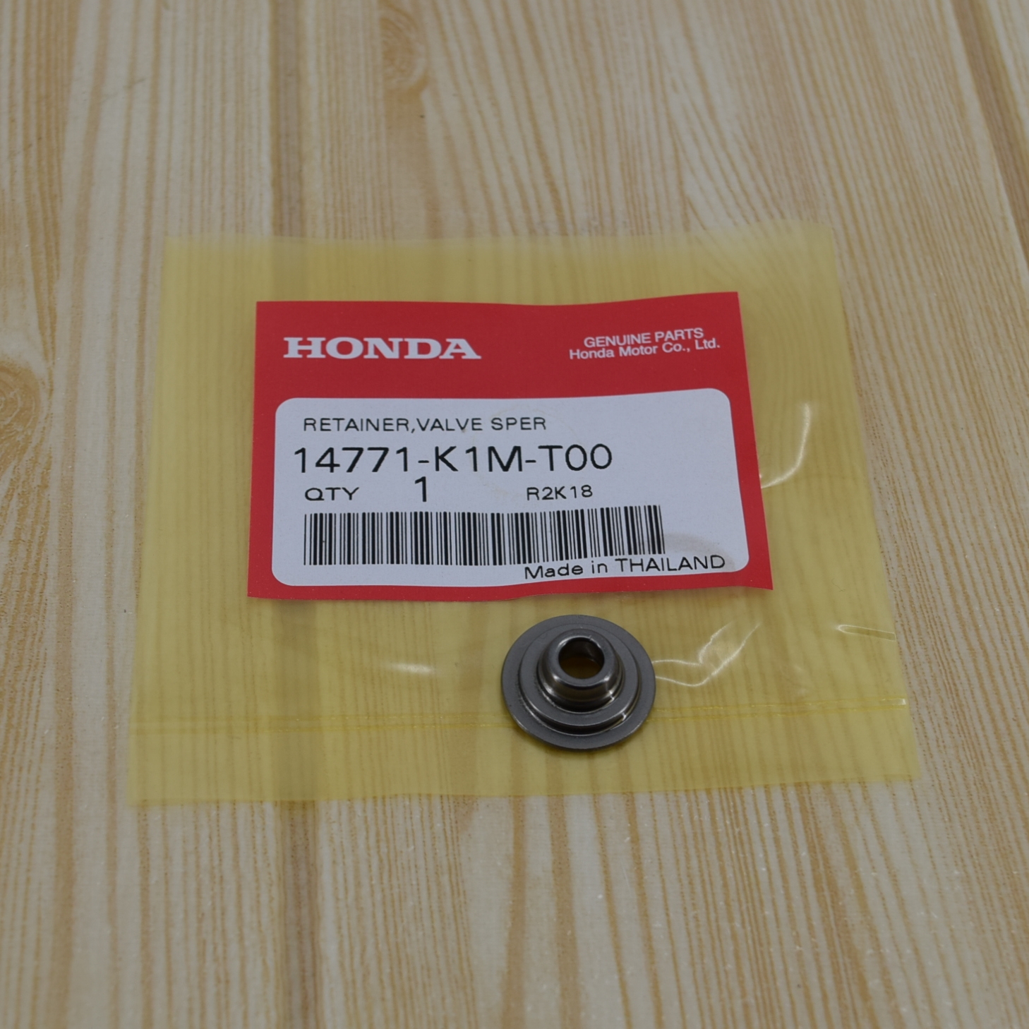 รีเทนเนอร์/แหวนรองสปริงวาล์ว(ตัวบน) เวฟ/ดรีม 110i ปี2021 แท้ศูนย์ฮอนด้า (โตนอก20.2) ราคา/1ชิ้น ...