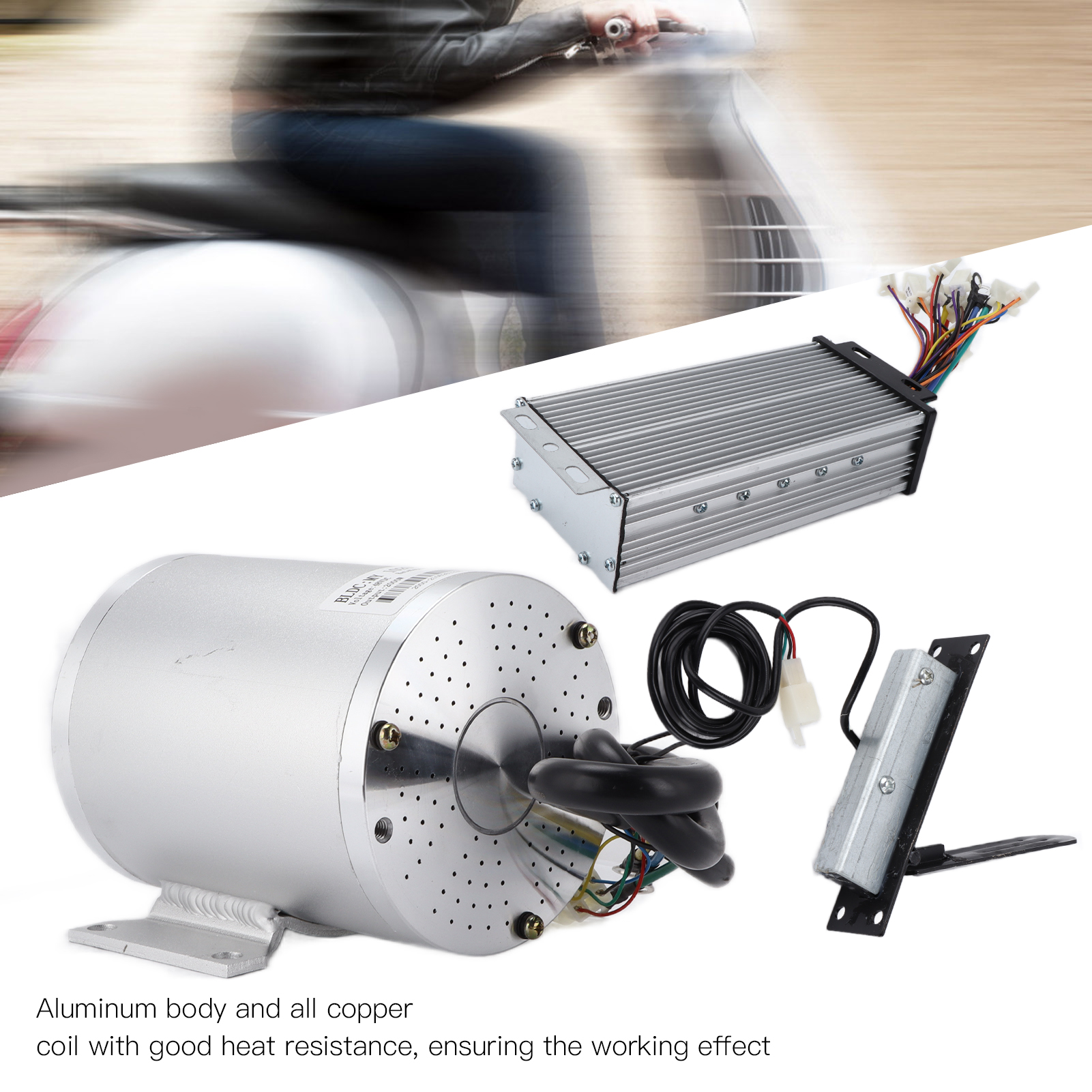 48V 2000W DC Brushless Motor Kit Controller Accelerator Pedal พลังงาน ...