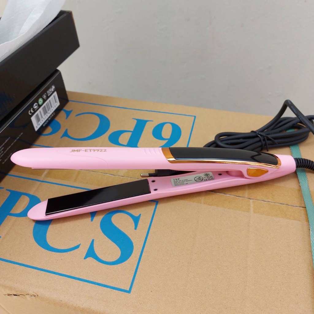 ส่งkerry JMF-9922 เครื่องหนีบผม ที่หนีบผม หน้าจอ LED ความร้อน 4 ระดับ หนีบตรง ม้วนลอน ทำวอลลุ่ม ...