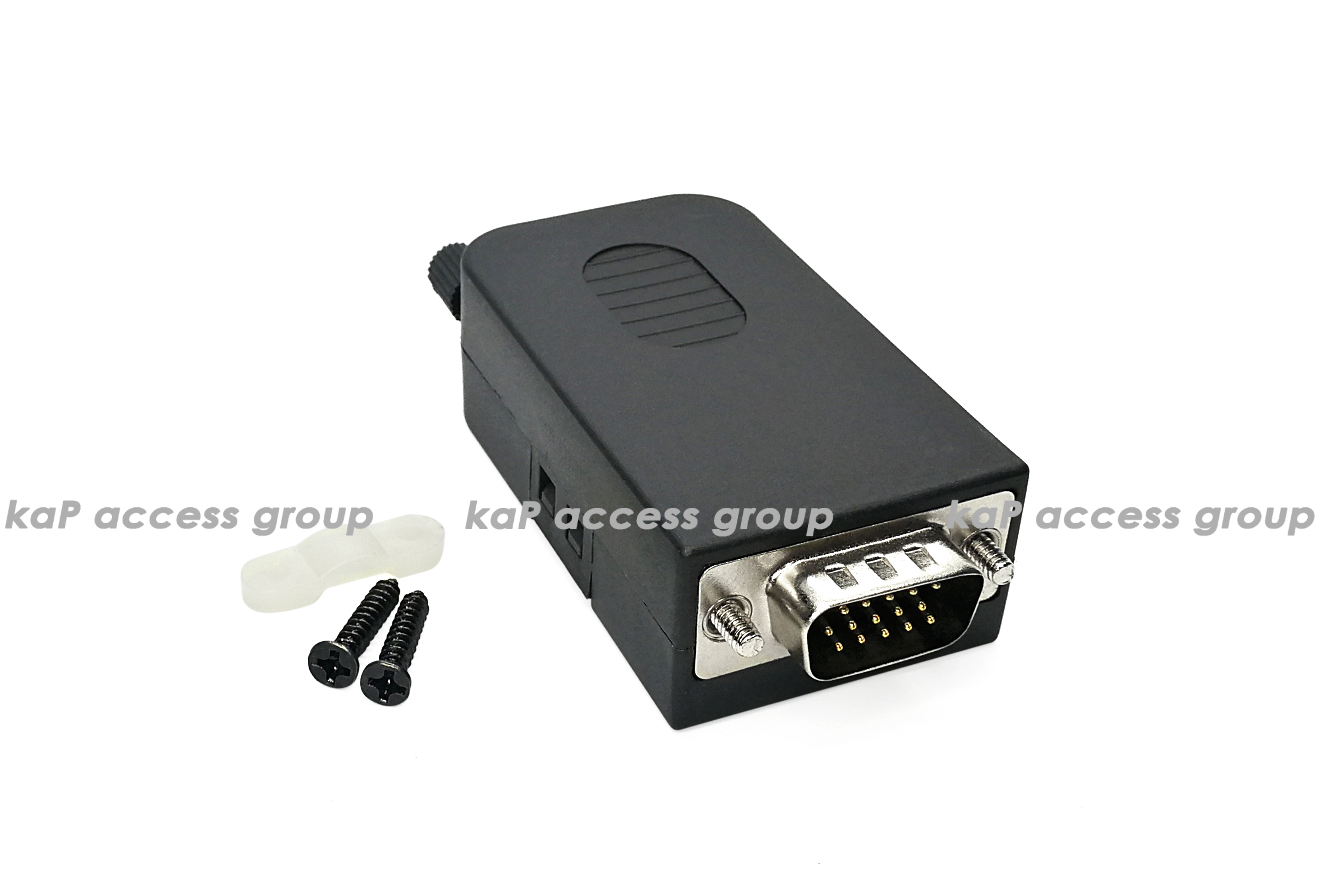 VGA 15 Pin Terminal RGB DB15 Male D-SUB 3 Row 15 Pin เสียบสาย ขันน็อต ...