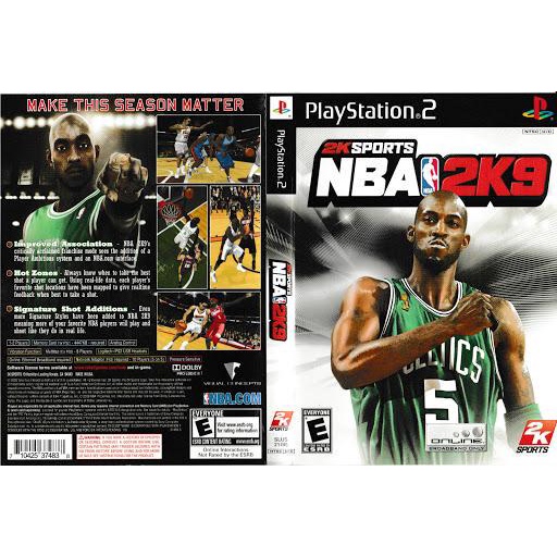 แผ่นเกมส์ PS2 NBA 2K9 คุณภาพ ส่งไว | Lazada.co.th