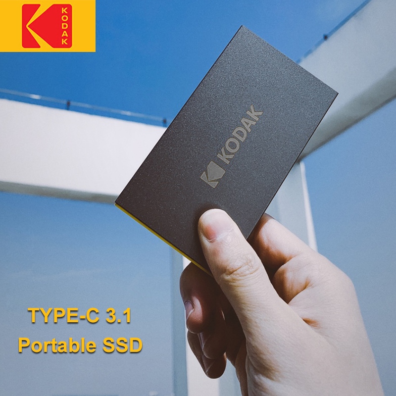 Kodak SSD Portable Drive GEN 2 Mobile Solid State DriveType-C 3.1 Metal ...