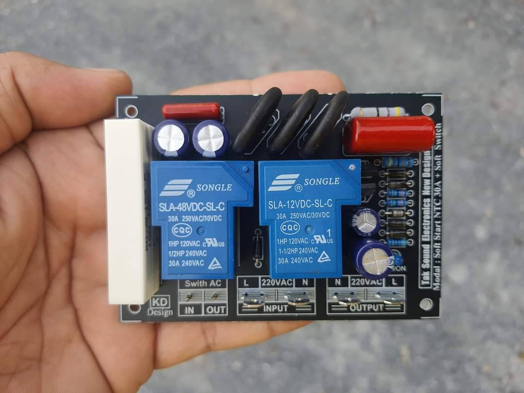 Soft Start 30A + Soft Switch ซอฟสตร์ทสำหรับ ขยายเสียง Power Amp กล้าง ...