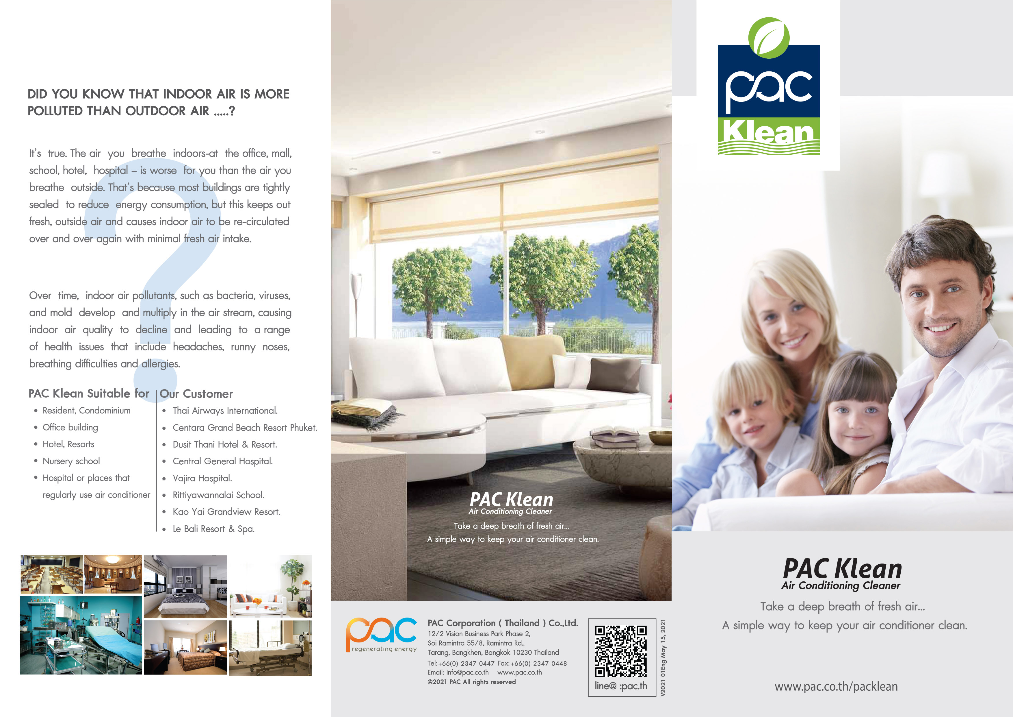 PAC KLEAN ก้อนละลายเมือกในถาดน้ำทิ้งเครื่องปรับอากาศ บรรจุ 1 ก้อน 30g. /ซอง - PAC Klean - ThaiPick