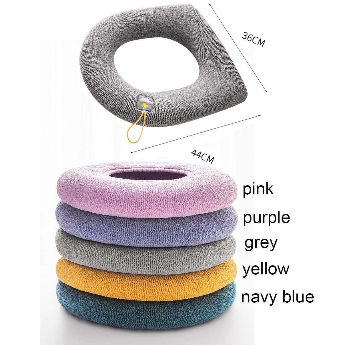 FGHJFGH สีทึบหนา Universal อุ่นในครัวเรือนห้องน้ำล้างทำความสะอาดได้ฝา ...