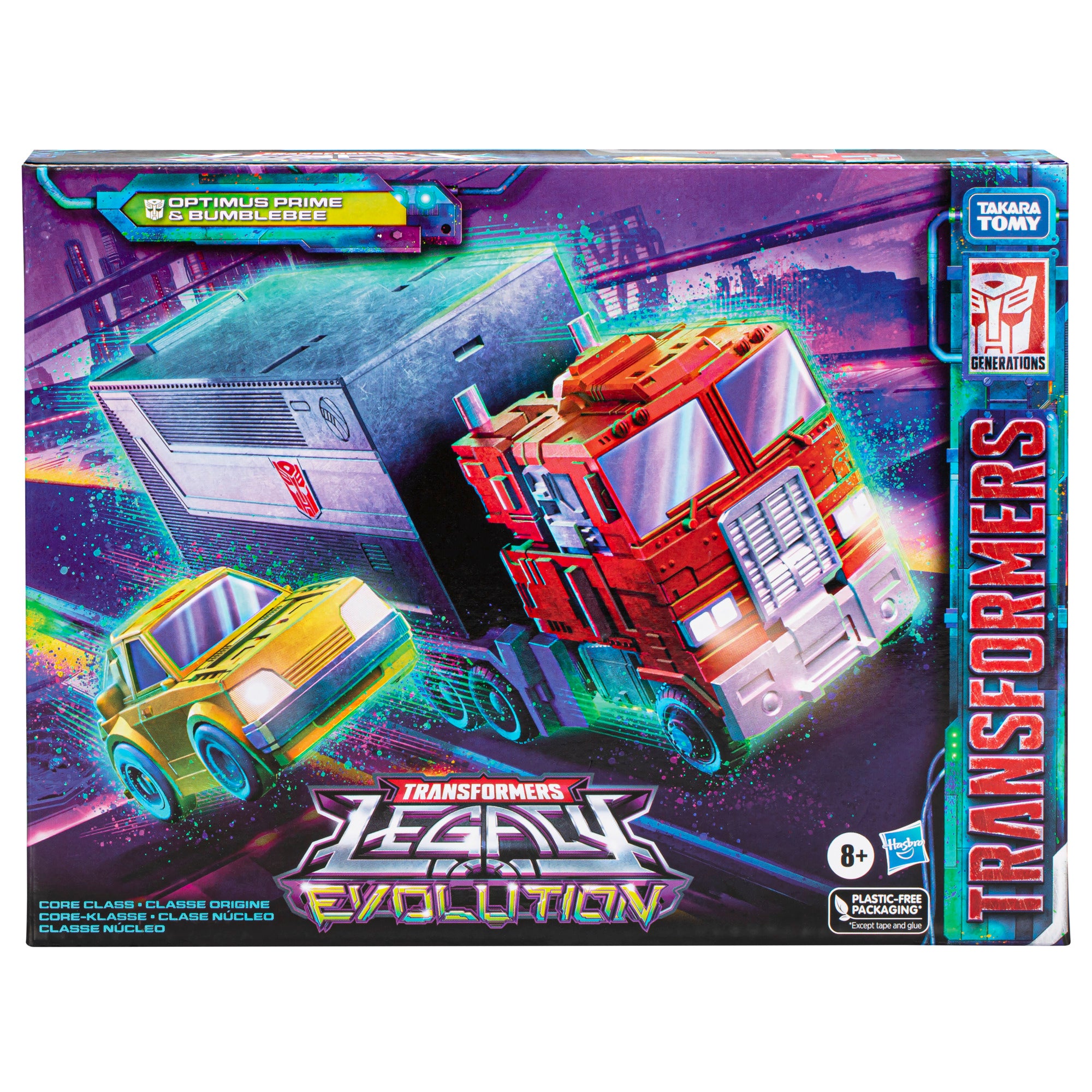 Hasbro Transformers Legacy Evolution Core Class Optimus Prime & Bumblebee แอ็คชั่นของเล่นโมเดล ...