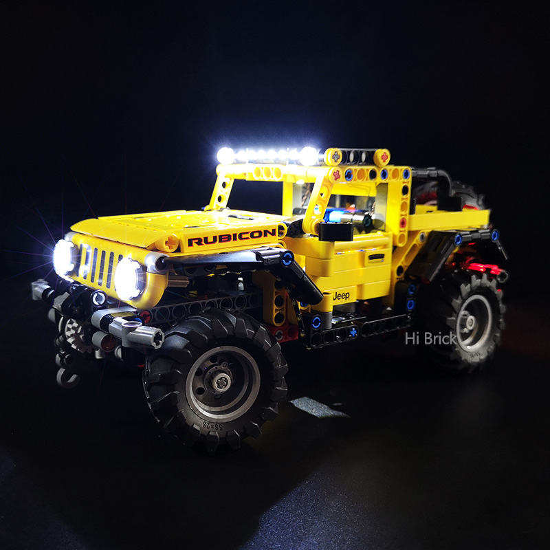 Hibrick Lighting Jeep Wrangler Applicable Lego 42122 Mechanical Group ...