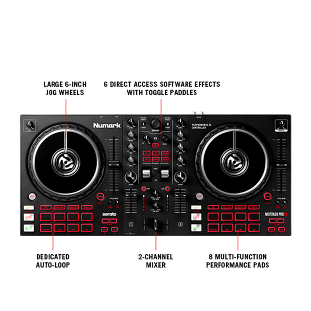 Numark Mixtrack Pro FX เครื่องเล่นดีเจคอนโทรลเลอร์ DJ Controller (ProPlugin) - ProPlugin Shop ...