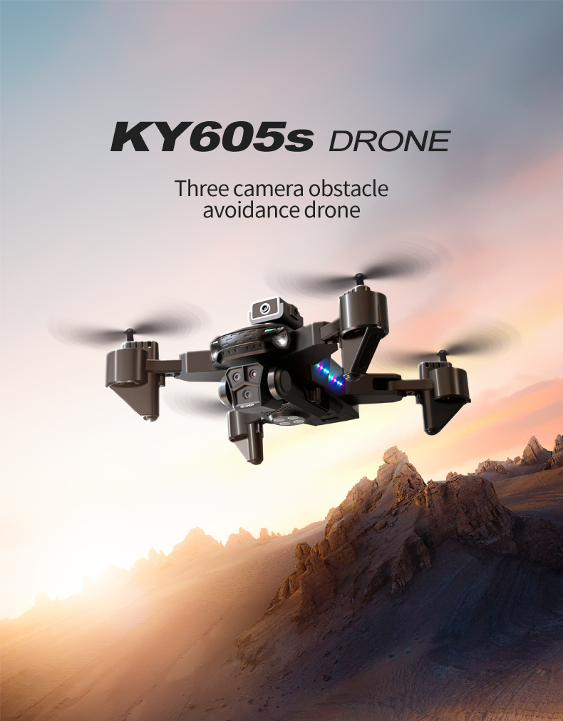 KY605s Drone with Camera 4K Professional Aerial Photography Three ...