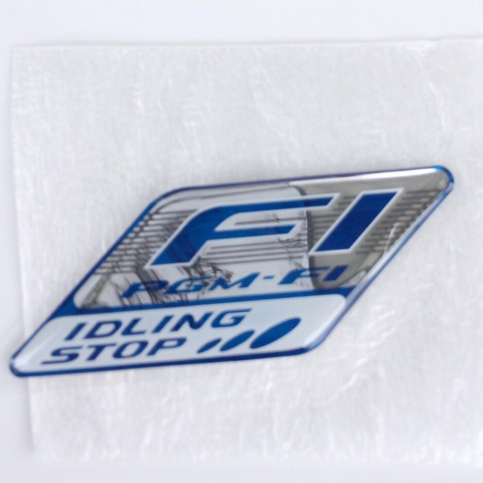 สติ๊กเกอร์ FI สีฟ้า(ใหญ่) แท้ศูนย์ HONDA100% logo sticker - Chmotorbike ...