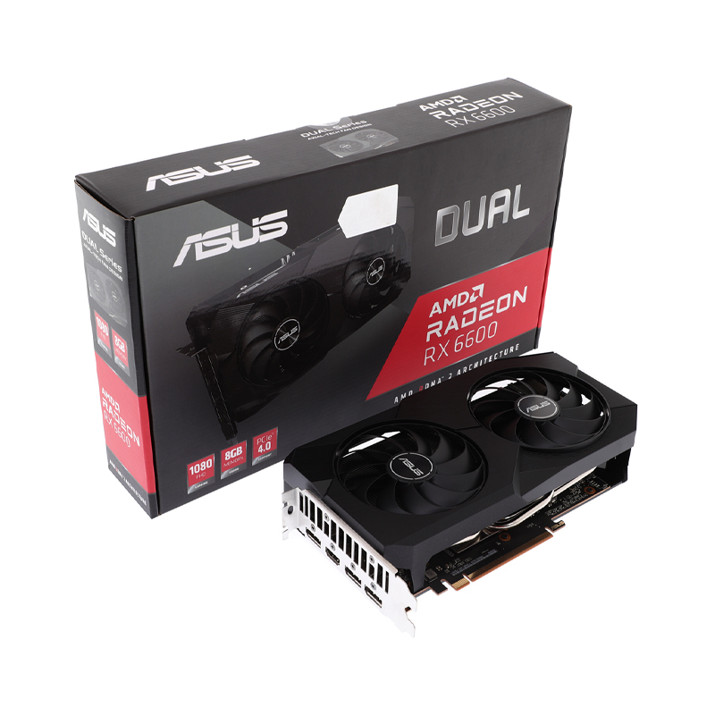 VGA ASUS RADEON RX 6600 DUAL 8G V2 - 8GB GDDR6 - Advice Online - ThaiPick