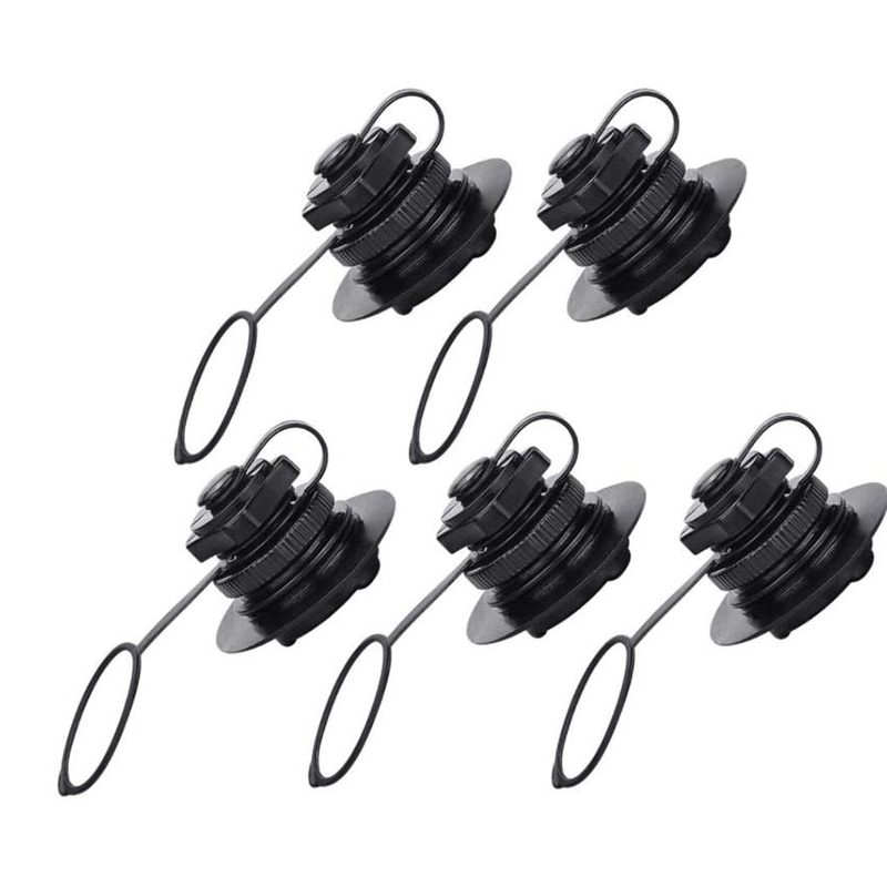 5 Pcs Air Valve Inflatable Boat Spiral Air Plugs Inflation Replacement ...
