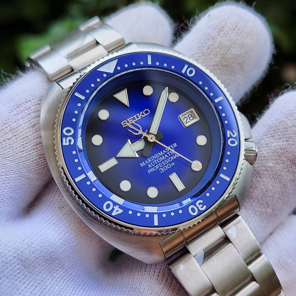 นาฬิกาผู้ชาย Custom Made Automatic NH35 Diver MOD Captain Willard style - Luxury Watches - ThaiPick